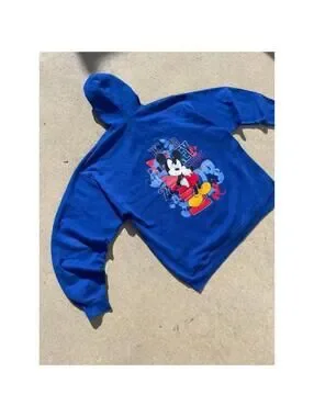 Disney | Shirts | Disney World Mickey Mouse Heavyweight Zip Up Hoodie ...